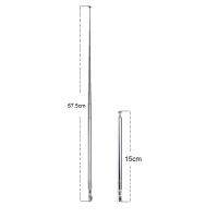 China Aluminum Alloy 10 Sections Telescopic VHF UHF FM HF Car Radio DAB Antenna 6DB Gain for sale