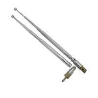 China Aluminum Alloy 10 Sections Telescopic VHF UHF FM HF Car Radio DAB Antenna 6DB Gain for sale