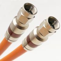 China Low Loss 75 Ohm RG11 Coaxial Cable 3000mm for UHF VHF HDTV CATV F Type Brass Connector for sale