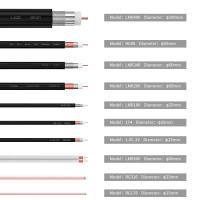China Low Loss 75 Ohm RG11 Coaxial Cable 3000mm for UHF VHF HDTV CATV F Type Brass Connector for sale