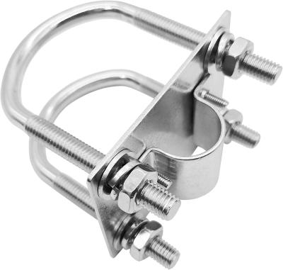 China Stainless Steel Antenna Mount Bracket 1.8-2.4cm for Outdoor Glass Fiber LoRa Antenna for sale
