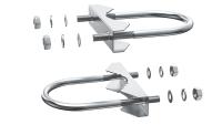 China Stainless Steel Antenna Mount Bracket 1.8-2.4cm for Outdoor Glass Fiber LoRa Antenna for sale