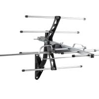 China Remote Control Outdoor HDTV Antenna 1080p 4K Digital HD VHF UHF 20-28dB Gain 75 Ohm for sale