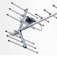 China Remote Control Outdoor HDTV Antenna 1080p 4K Digital HD VHF UHF 20-28dB Gain 75 Ohm for sale