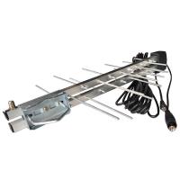China Mini Outdoor Aluminum VHF UHF 20E Yagi Antenna 470-862MHz 8dBi for TV Broadcast for sale
