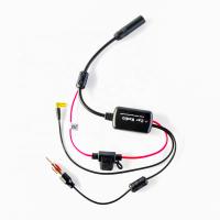 China AM FM DAB Car Radio Antenna Splitter 30dBi Gain 50W Max Input Custom Cable for sale