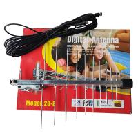 China Mini Outdoor Aluminum VHF UHF 20E Yagi Antenna 470-862MHz 8dBi for TV Broadcast for sale