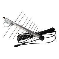 China Mini Outdoor Aluminum VHF UHF 20E Yagi Antenna 470-862MHz 8dBi for TV Broadcast for sale