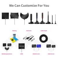 China Digital Outdoor TV Antenna 28dBi Gain VHF UHF 75 Ohm with RG174 Cable Customizable for sale