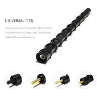 China 136-174MHz Universal Mobile Digital Ham Radio Antenna 3-5dbi Gain 25cm ABS for sale