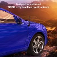 China 136-174MHz Universal Mobile Ham Radio Antenna 3-5dBi Gain 25cm ABS Dipole Loop for FM AM Car Auto for sale