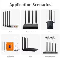 China 2.4GHz 5dBi Rubber Duck WiFi Antenna 4G 5G Foldable Omni Antenna 15cm for sale