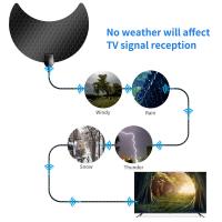 China Private Mold 330x300mm Indoor TV Antenna Amplifier 30dBi Gain for DVB-T DVB-T2 1080P HD for sale