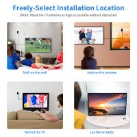 China Private Mold 330x300mm Indoor TV Antenna Amplifier 30dBi Gain for DVB-T DVB-T2 1080P HD for sale