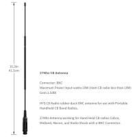 China Aluminum Alloy High Gain 6DB Spring Coil Astroplane CB Antenna 27mhz Truck Base Station for sale