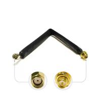 China Customized Window Flat Cable SMA N UHF Connector 30cm Length for Antenna for sale