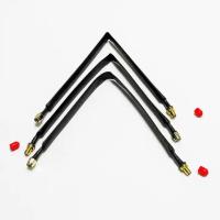 China Customized Window Flat Cable SMA N UHF Connector 30cm Length for Antenna for sale