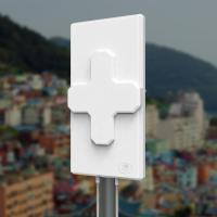 China 50Ω Input Impendence 25dBi 698-2690MHz 4G/LTE MIMO Panel Antenna with 210*210 Dimension for sale