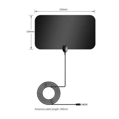 China Amplified Digital TV Antenna 360 Reception 28dBi Gain Portable Mini Design for sale