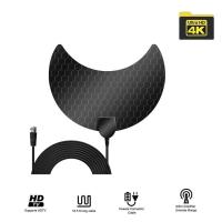 China Amplified Digital TV Antenna 360 Reception 28dBi Gain Portable Mini Design for sale