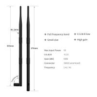China 2.4GHz 5GHz Dual Band Omni Directional Outdoor WiFi Antenna 5dBi 50 Ohm for sale