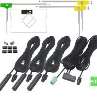 China Japan Car TV Film Antenna 170-862MHz 5dBi Gain RG174 Cable for Digital TV Reception for sale