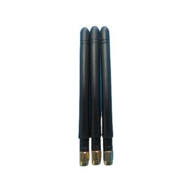 China 915MHz Indoor Folding Antenna N Male to SMA Male Right Angle 50 Ohm 3.5dBi Gain 106mm for sale