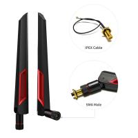 China Dual Band 5dBi Gain ABS Outdoor WiFi Antenna 2.4G 5.8G Long Range 50 Mile for Router for sale
