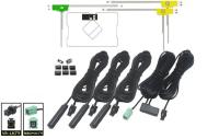 China Yetnorson ISDB Active Antenna 470-862MHz 75 Ohm Car TV Antenna for Japan Market for sale
