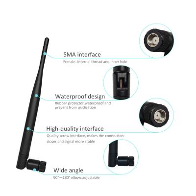 China 868MHz 915MHz WiFi Rubber Duck Car Router Antenna 12dBi ABS for Enhanced Connectivity for sale