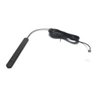 China 75ohm Impedance Radio Combination Thin Patch Film Internal Right Angle SMB Android Car DAB Antenna for sale