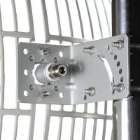 China Vertical Polarization 5G Directional Parabolic Grid Antenna with L-bracket Mounting Type for sale