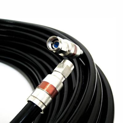 China RG11 Coaxial Cable 75 Ohm 305m HDTV Antenna Cable with Compression Connector for sale