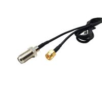 China Black N Female to SMB Fakra CRC9 TS9 Adapter Coaxial Cable RG174 RG178 RG316 15cm 50 Ohm for sale