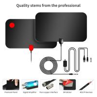 China Yetnorson Indoor HDTV Antenna 28dBi Gain VHF UHF 470-860MHz Customizable Cable Length 3M 5M for sale