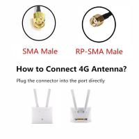 China Rubber 3G 4G LTE WiFi Indoor Antenna 5dBi Gain for 2.4GHz 5.8GHz 15cm for sale
