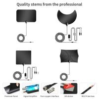 China Yetnorson 28dBi High Gain Indoor Digital TV Antenna VHF UHF 250x220mm IEC/F for sale