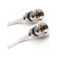 China RG11 Coaxial Cable 100m Bare Copper for CCTV System Steel Wire Messenger RF Connector for sale