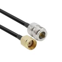 China LMR240 RF Coaxial Cable N Female to RP-SMA Male 50 Ohm 100cm for Helium Antenna for sale
