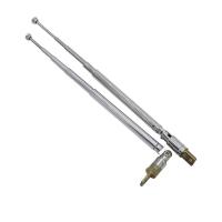 China Aluminum Whip Ham Antenna 3dBi Gain Telescopic FM Radio Antenna 136-174 MHz SMA Connector for sale