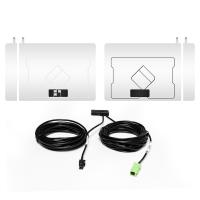 China DC 3.3-5.0V 15dBi Satellite Booster GPS ISDB-T Film Car TV Antenna 470-862MHz for sale