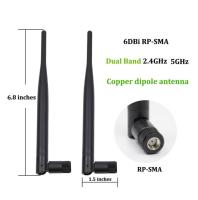 China White 174mm Pure Copper GSM Antenna 3dBi Gain 600-2700MHz SMA Male for 4G LTE for sale