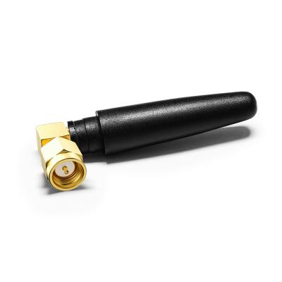 China 2-3dBi 433MHz 868MHz 915MHz GSM Antenna RP-SMA Connector 25mm Mini Rubber Duck for sale
