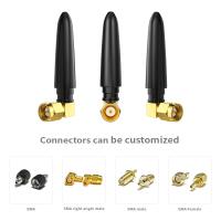 China 2-3dBi 433MHz 868MHz 915MHz GSM Antenna RP-SMA Connector 25mm Mini Rubber Duck for sale