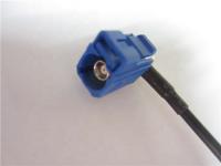 China Custom Fakra C Male to Female Pigtail Cable 50cm Blue for Antenna Accessory 50 Ohm for sale