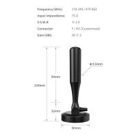China Wireless 5M Cable HDTV Antenna with Long Range Amplifier and Vertical Polarization for sale