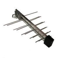China Outdoor UHF VHF Digital TV Yagi Antenna 470-862 MHz 5-16 dBi Gain with Amplifier RHCP for sale