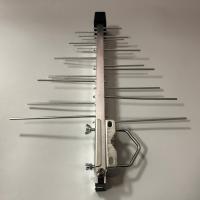 China Outdoor UHF VHF Digital TV Yagi Antenna 470-862 MHz 5-16 dBi Gain with Amplifier RHCP for sale