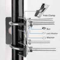 China 698-960 1710-2700MHz LPDA Antenna 2G 3G 4G 5G 6G Outdoor Panel 100W 50ohm for sale