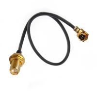 China 12cm Grey SMA Male to IPEX Pigtail Cable 50 Ohm RG178 UFL Extension Connector Wire Booster for sale